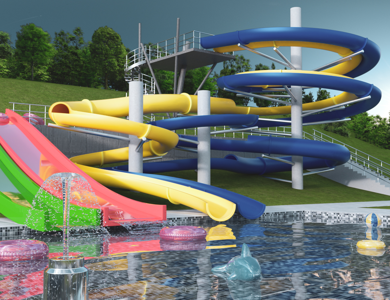 Water Park | Daz 3D