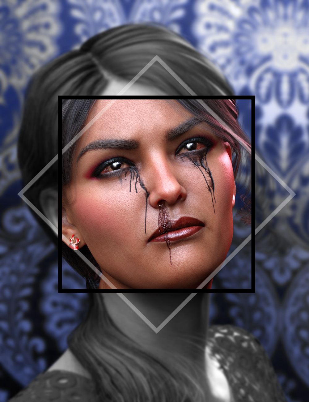 Tear Jerker the Ugly Crying Builder for Genesis 3, 8 and 8.1 Females ...