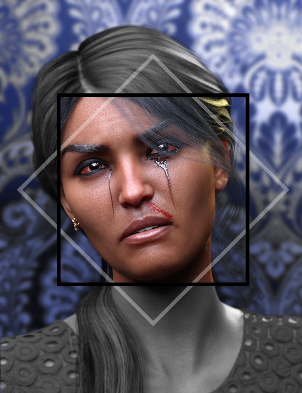 Tear Jerker the Ugly Crying Builder for Genesis 3, 8 and 8.1 Females ...