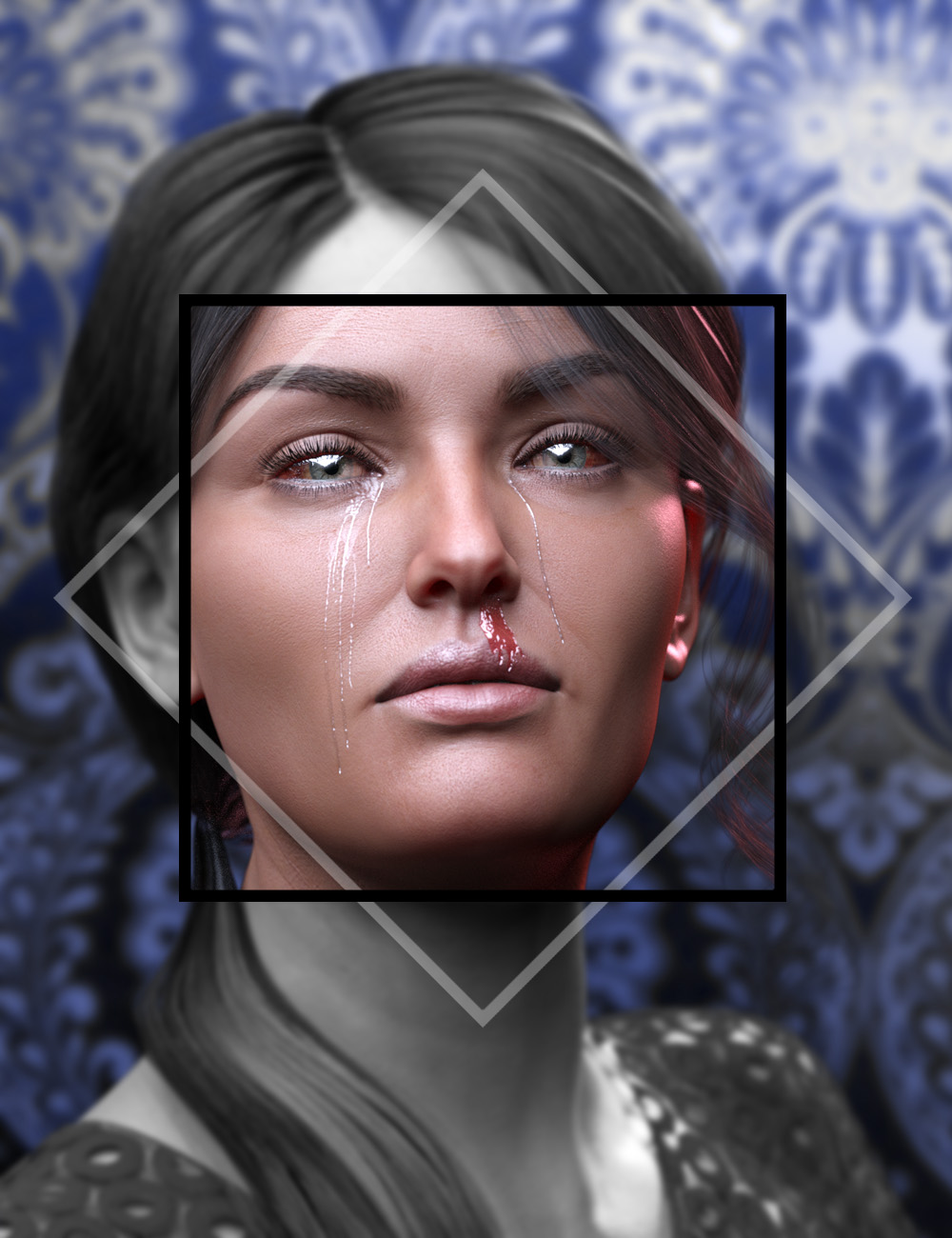 Tear Jerker the Ugly Crying Builder for Genesis 3, 8 and 8.1 Females ...