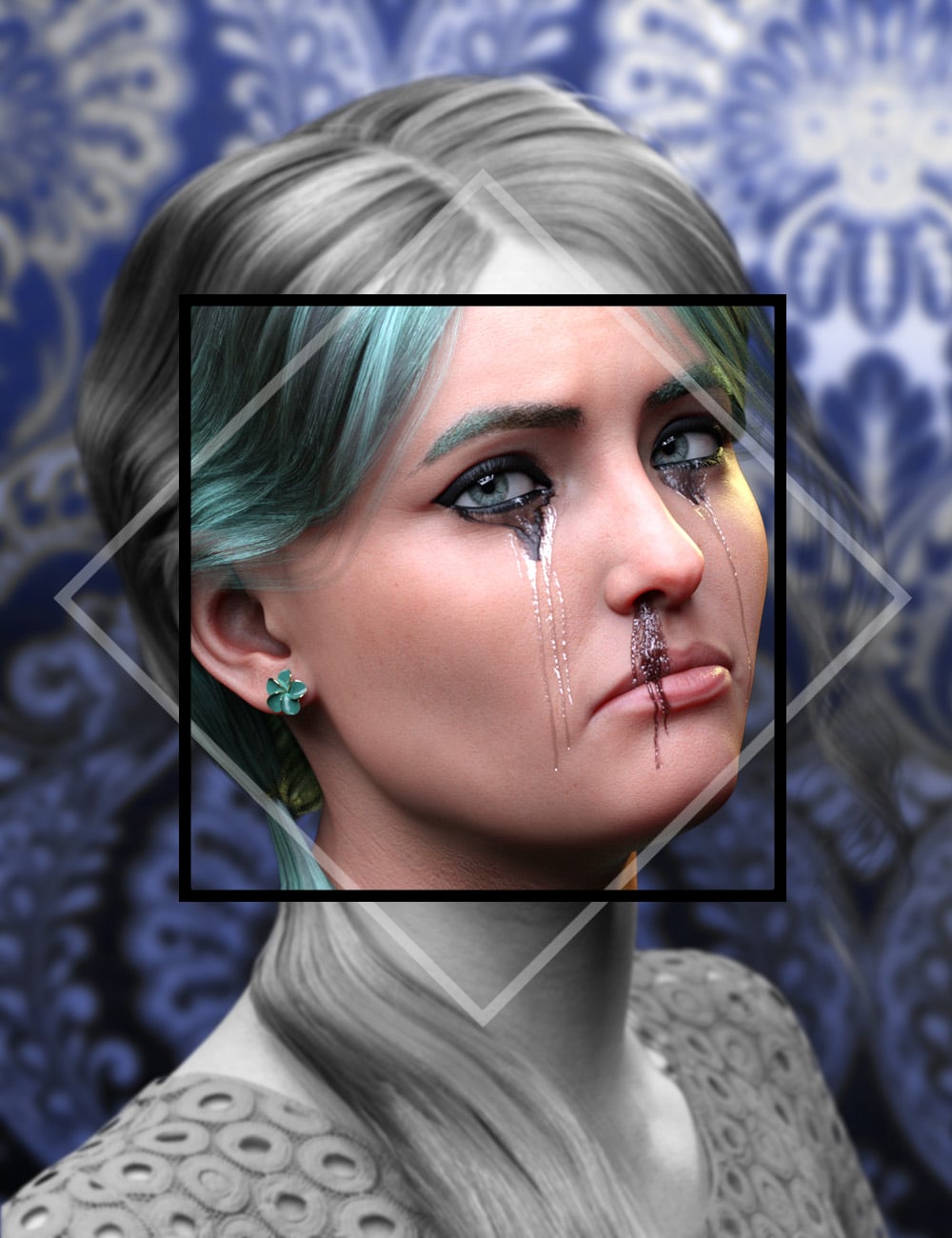 Tear Jerker the Ugly Crying Builder for Genesis 3, 8 and 8.1 Females ...