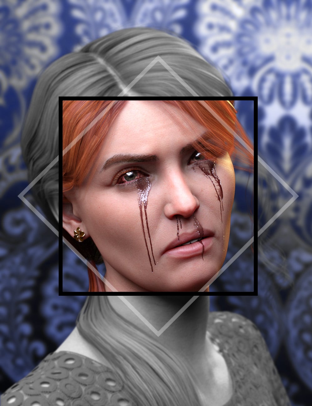 Tear Jerker the Ugly Crying Builder for Genesis 3, 8 and 8.1 Females ...