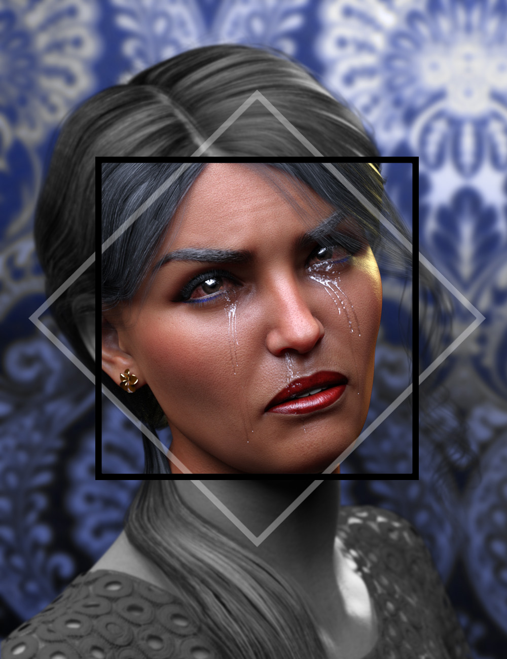 Tear Jerker the Ugly Crying Builder for Genesis 3, 8 and 8.1 Females ...