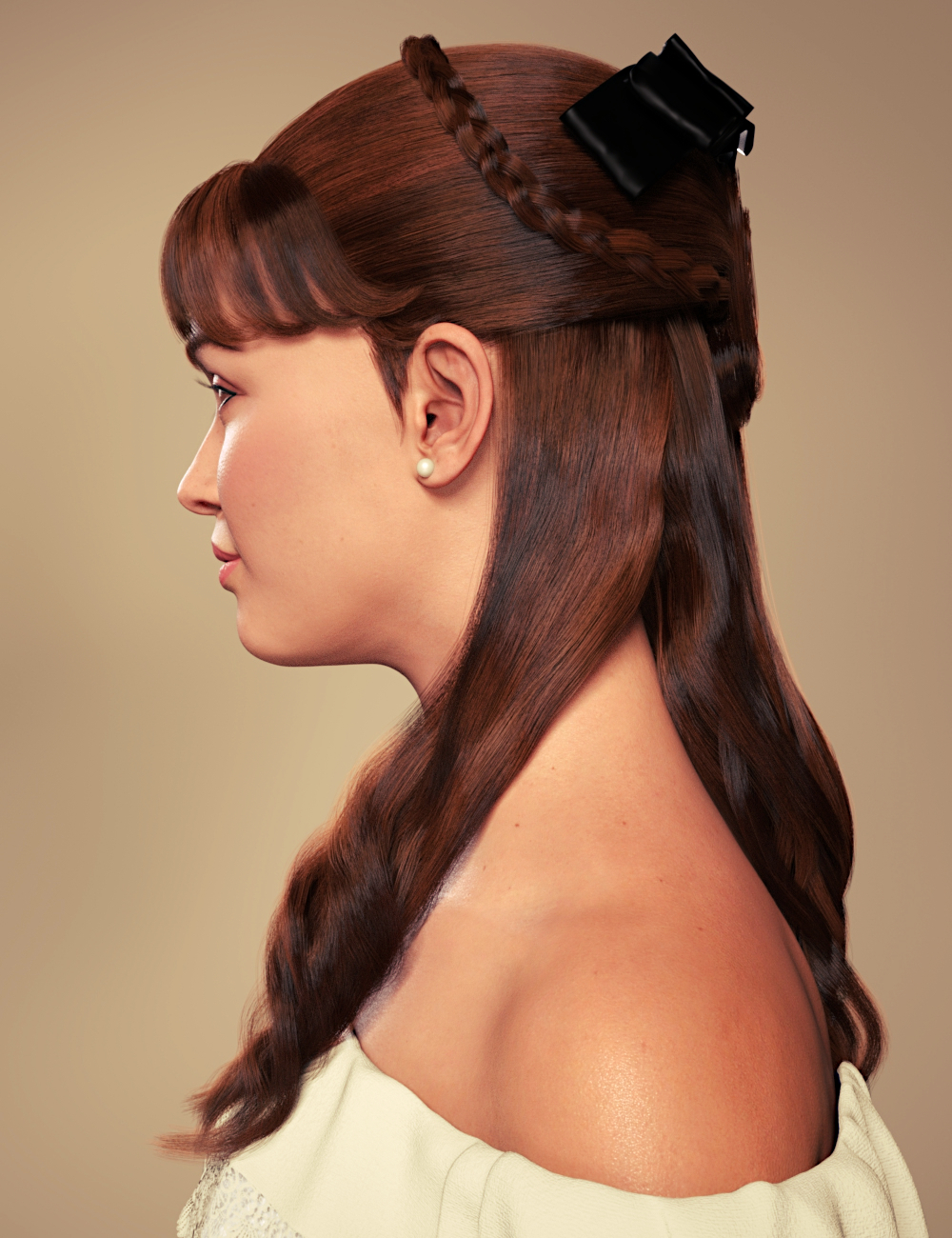 Debutante Hair for Genesis 8 and 8.1 Female | Daz 3D