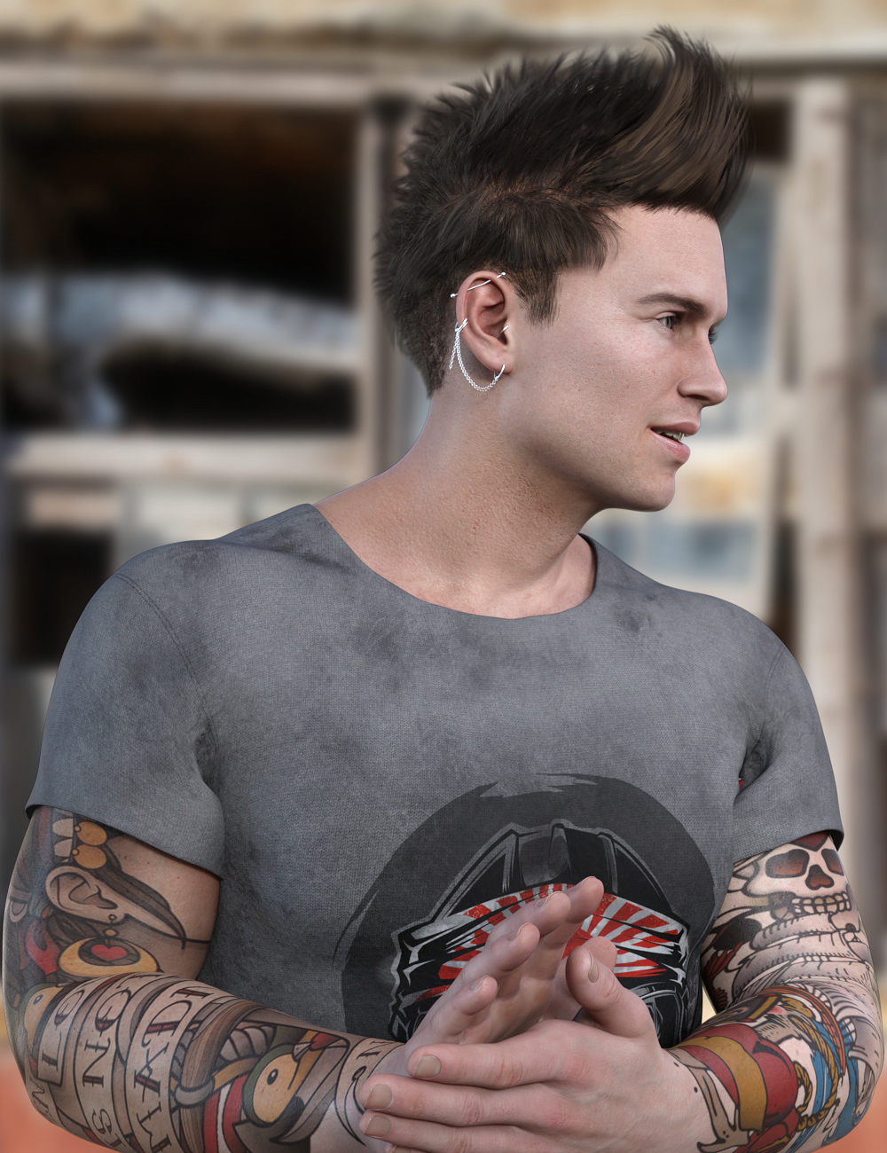 Maynard Hair for Genesis 8 and 8.1 Males and Females | Daz 3D