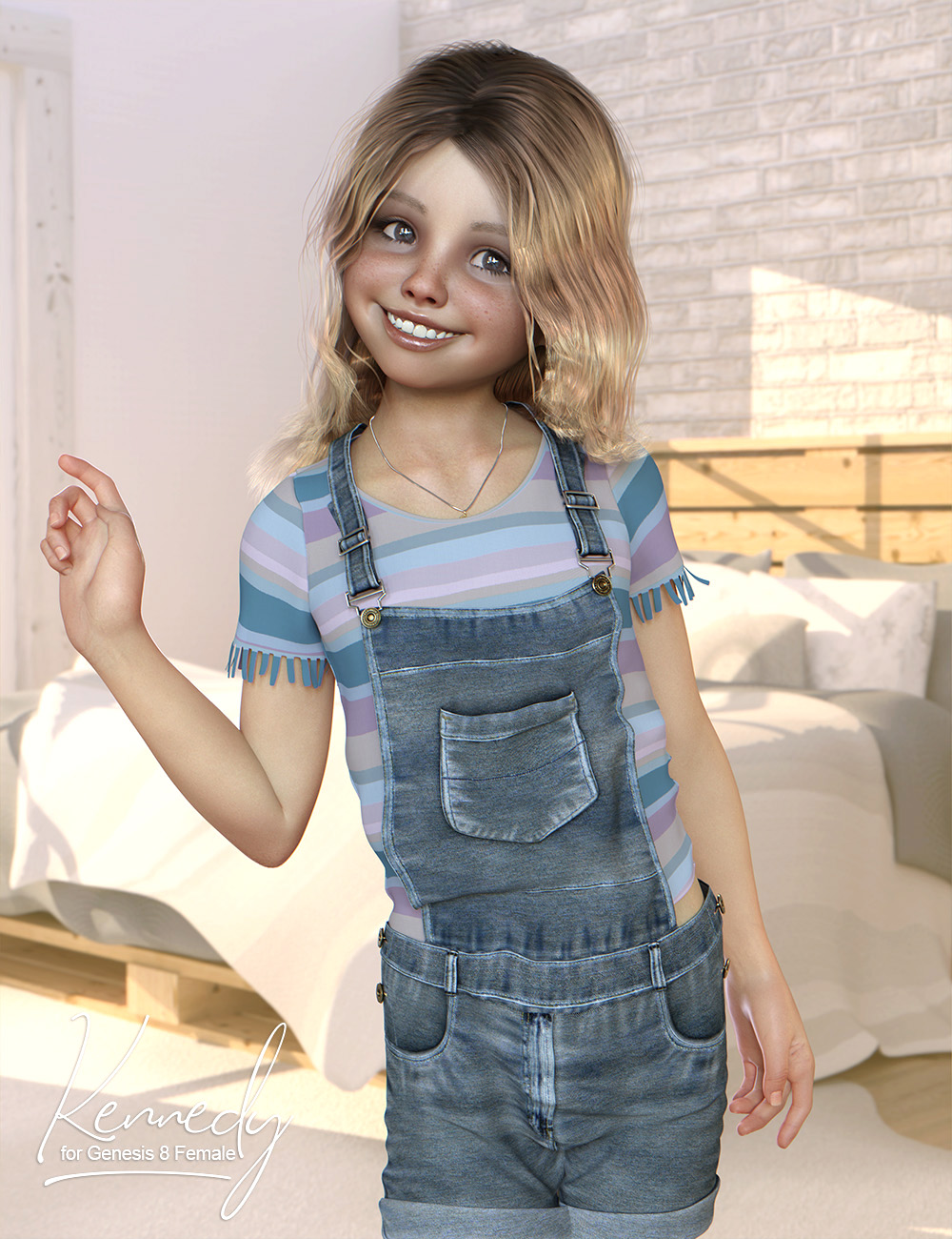 Kennedy Character for Genesis 8 Females | Daz 3D