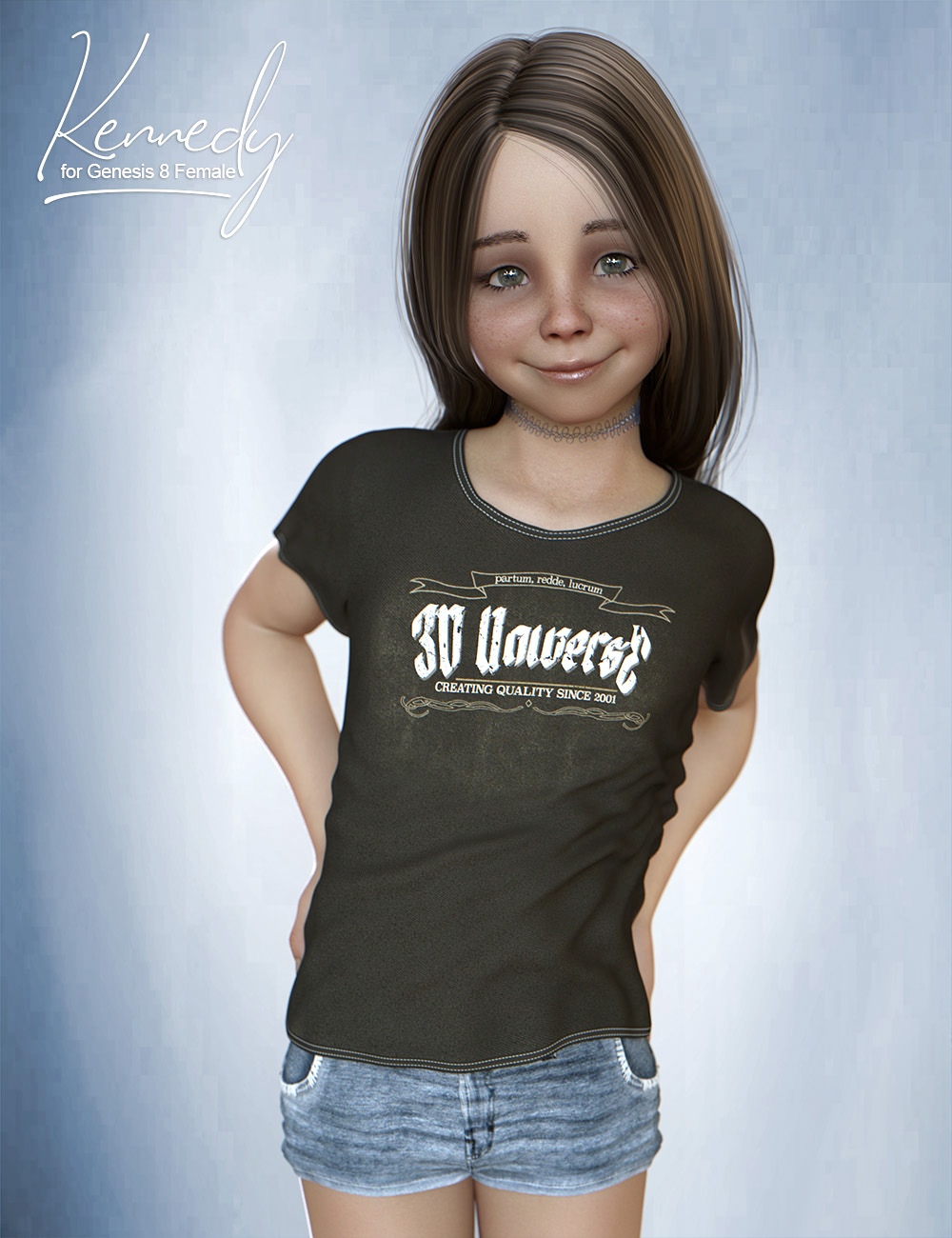 Kennedy Character for Genesis 8 Females | Daz 3D