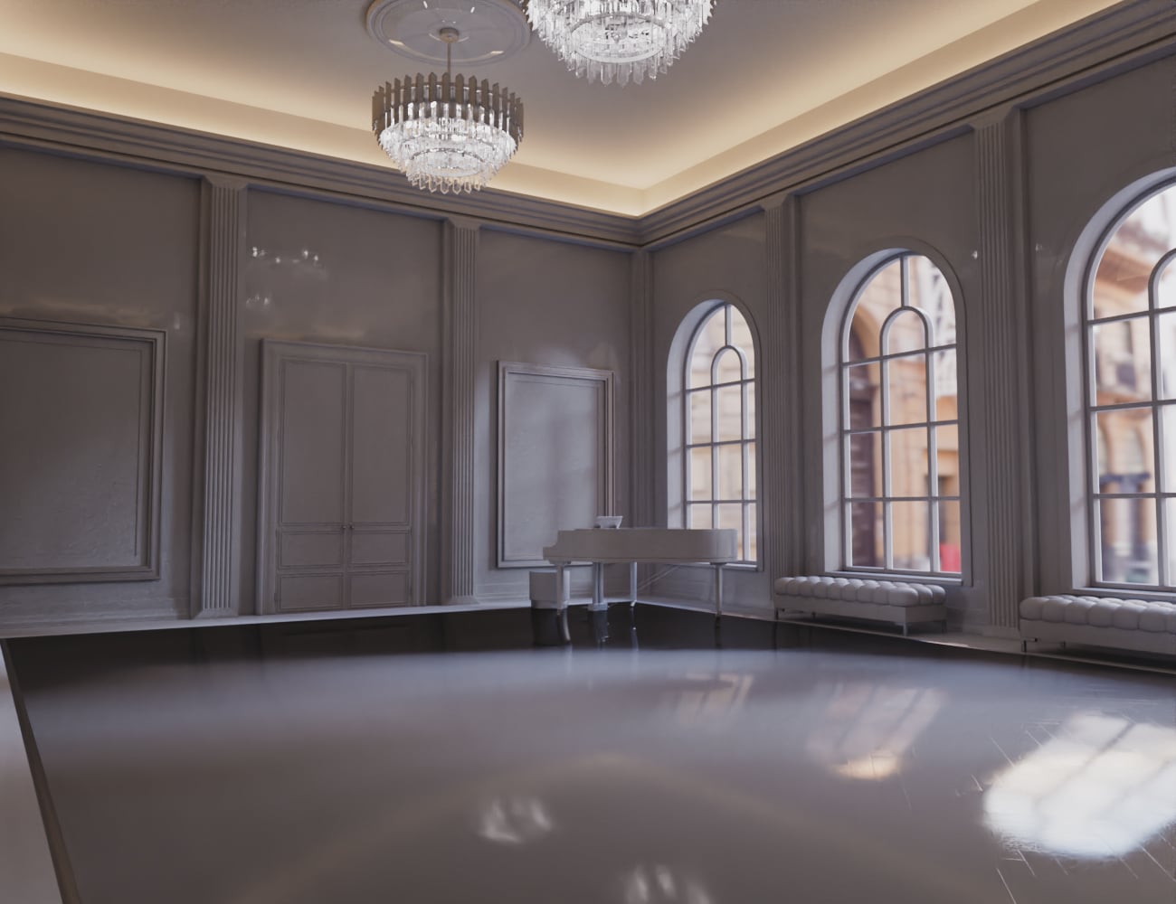 Ballet Dance Room | Daz 3D