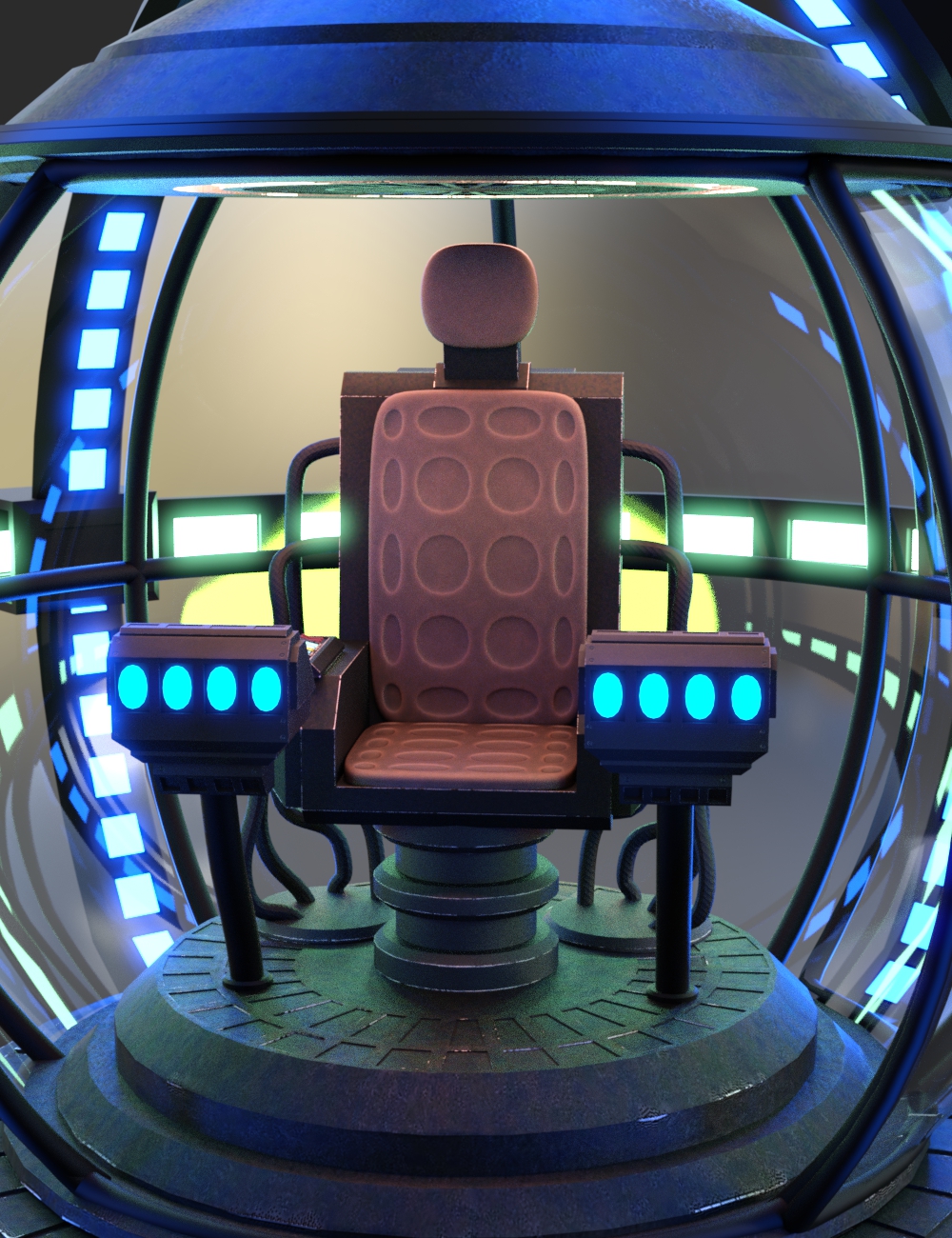 Time Travel Machine Daz 3D