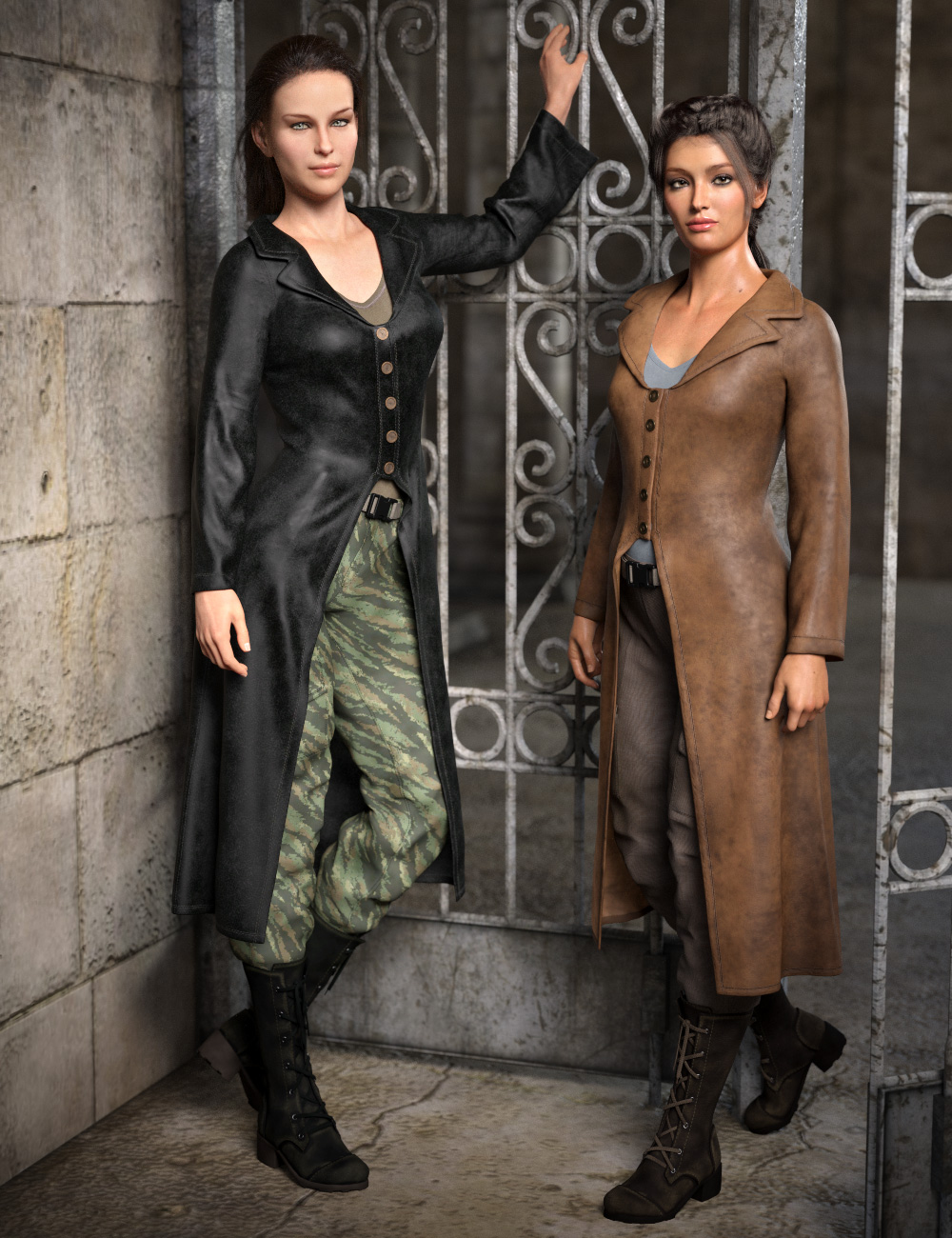 Adventure Hunter Outfit for Genesis 8 and 8.1 Females | Daz 3D
