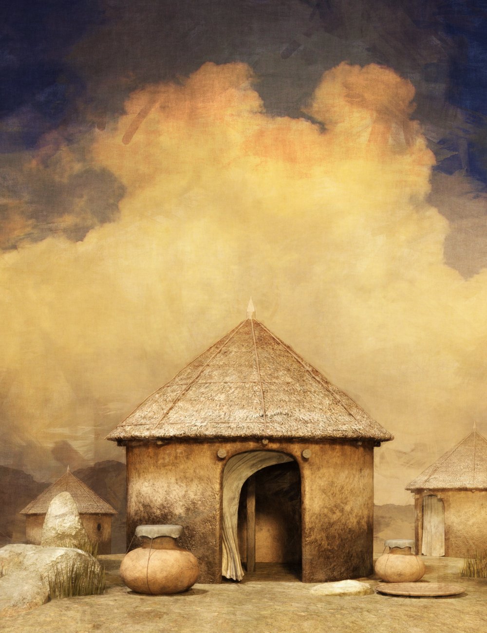 Fantasy Huts | Daz 3D