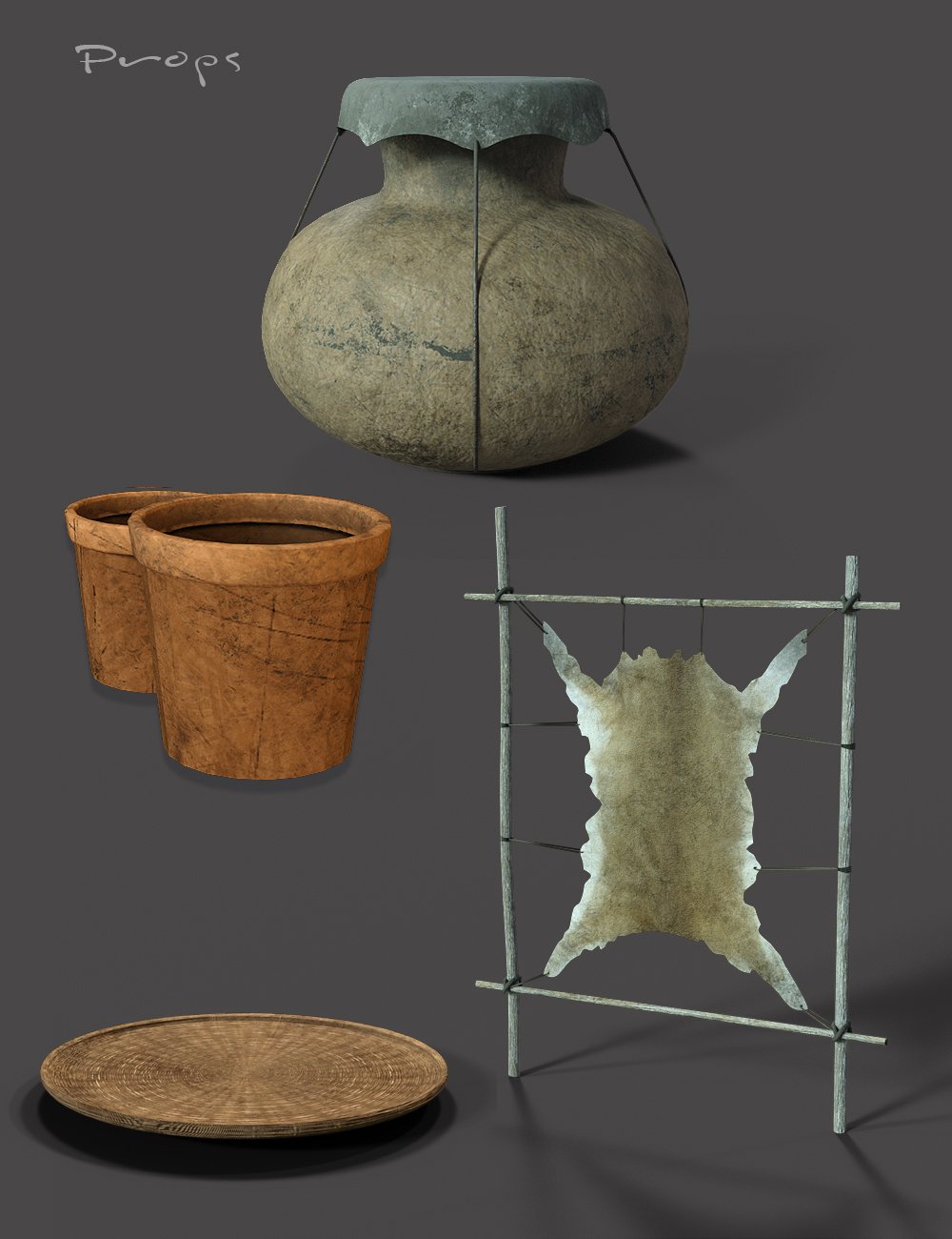 Fantasy Huts | Daz 3D