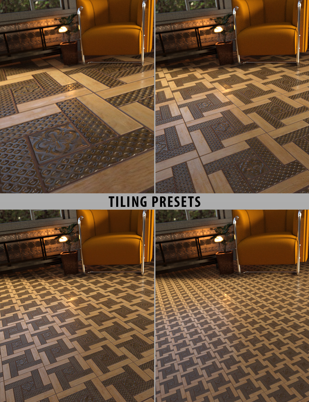 Parquet Flooring Shaders Vol 2 | Daz 3D