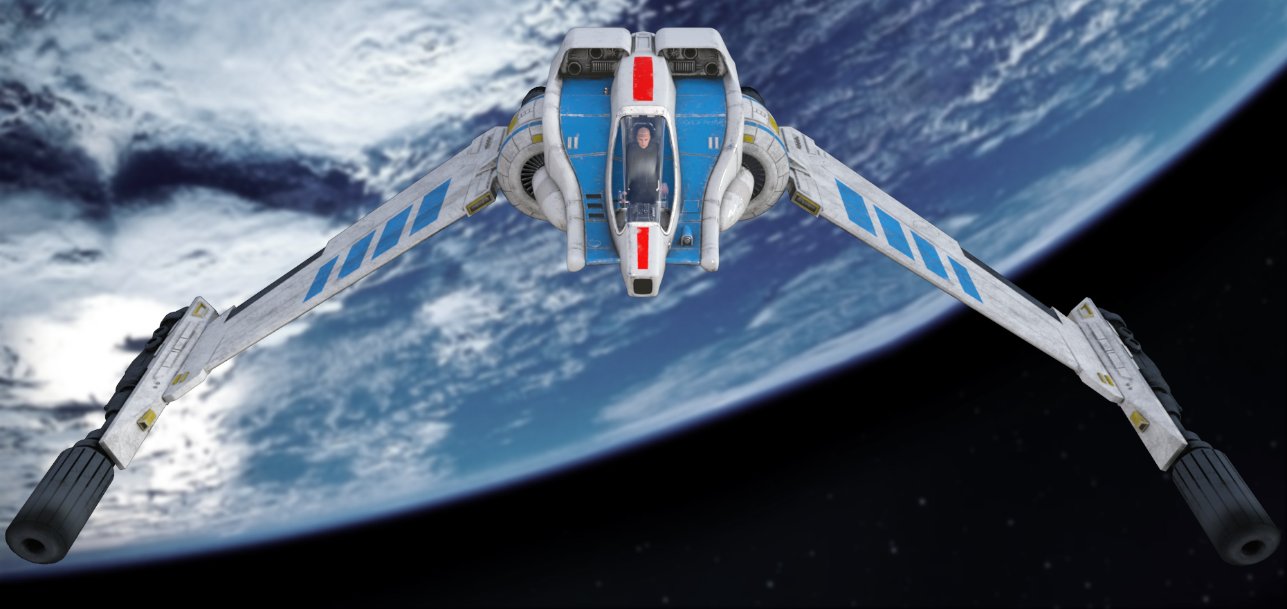 TALON V-Wing Interceptor | Daz 3D
