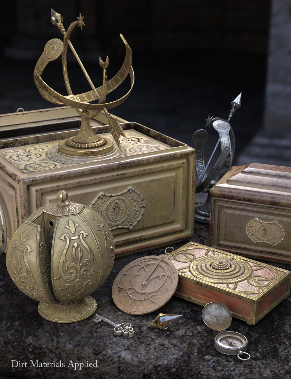 Adventure Hunt Props | Daz 3D