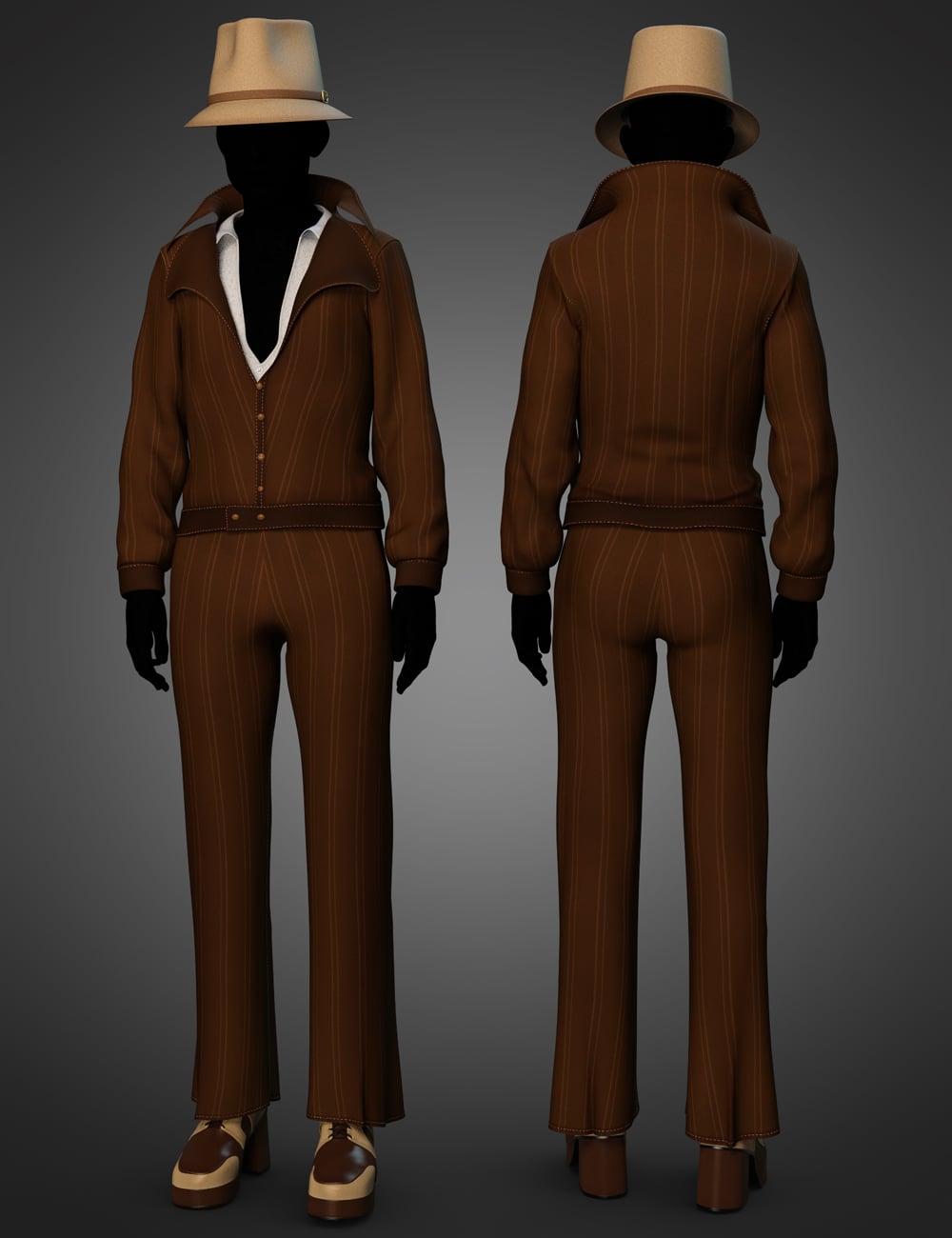dForce Disco Boogie Outfit Bonus Textures | Daz 3D