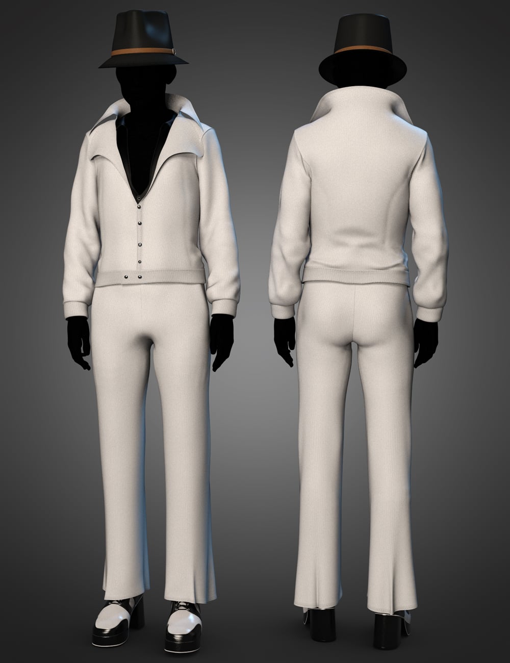 dForce Disco Boogie Outfit Bonus Textures | Daz 3D