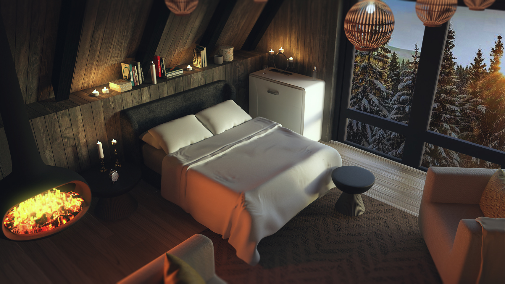 Mountain Cabin | Daz 3D