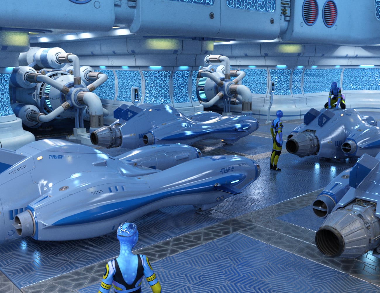 Sci-fi Artifact Jet | Daz 3D
