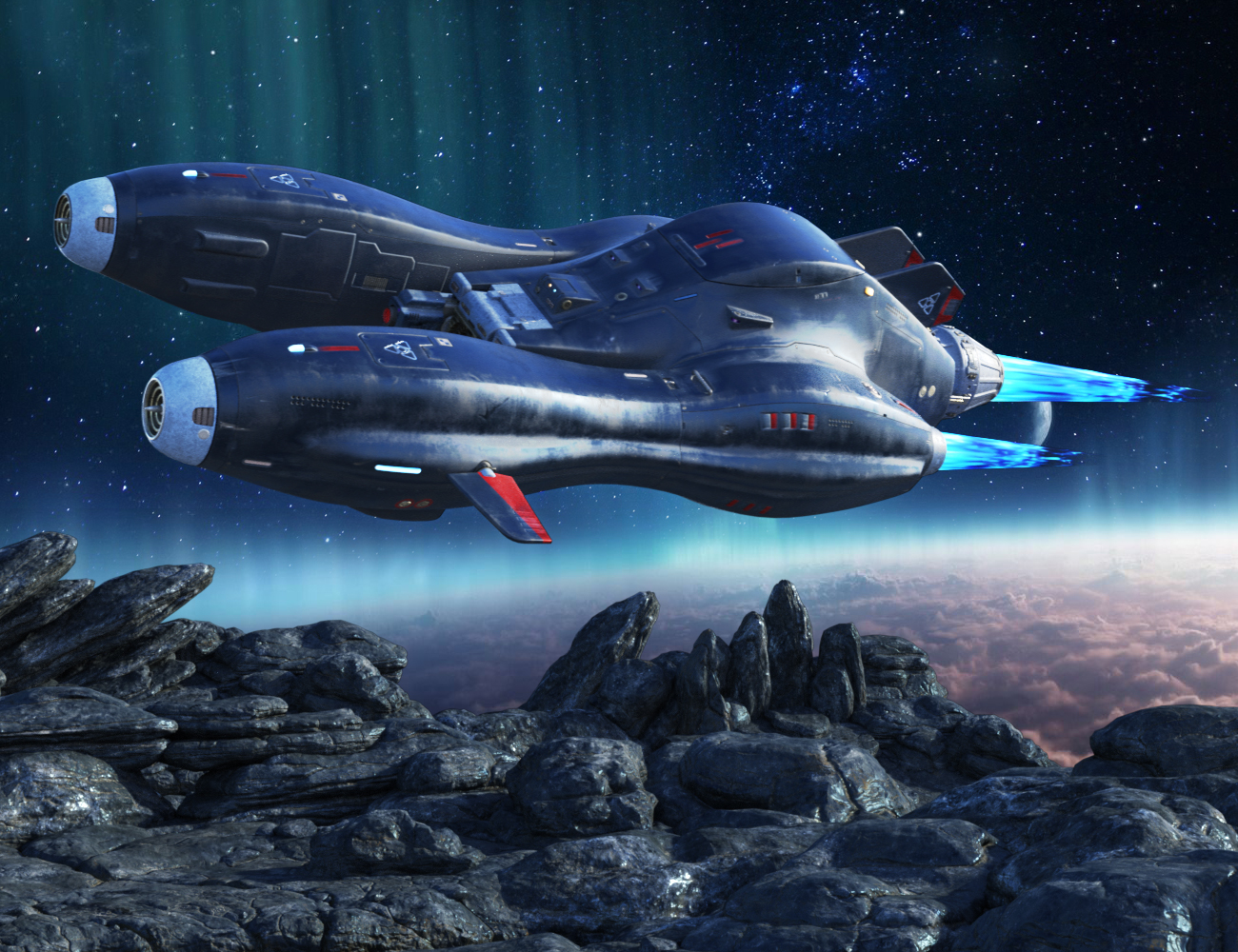 Sci-fi Artifact Jet | Daz 3D