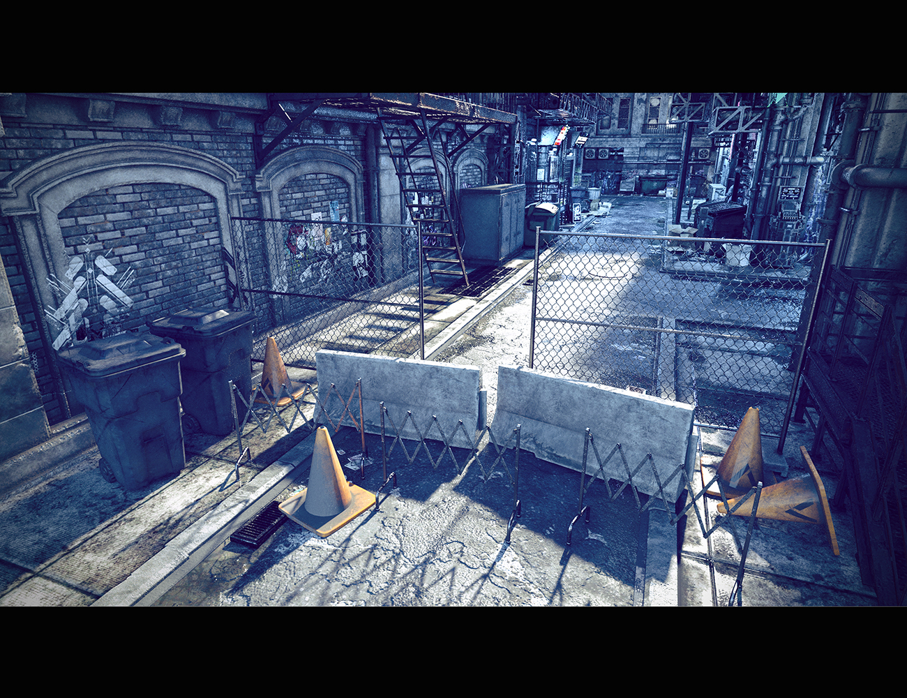 Cyberpunk Street Props | Daz 3D