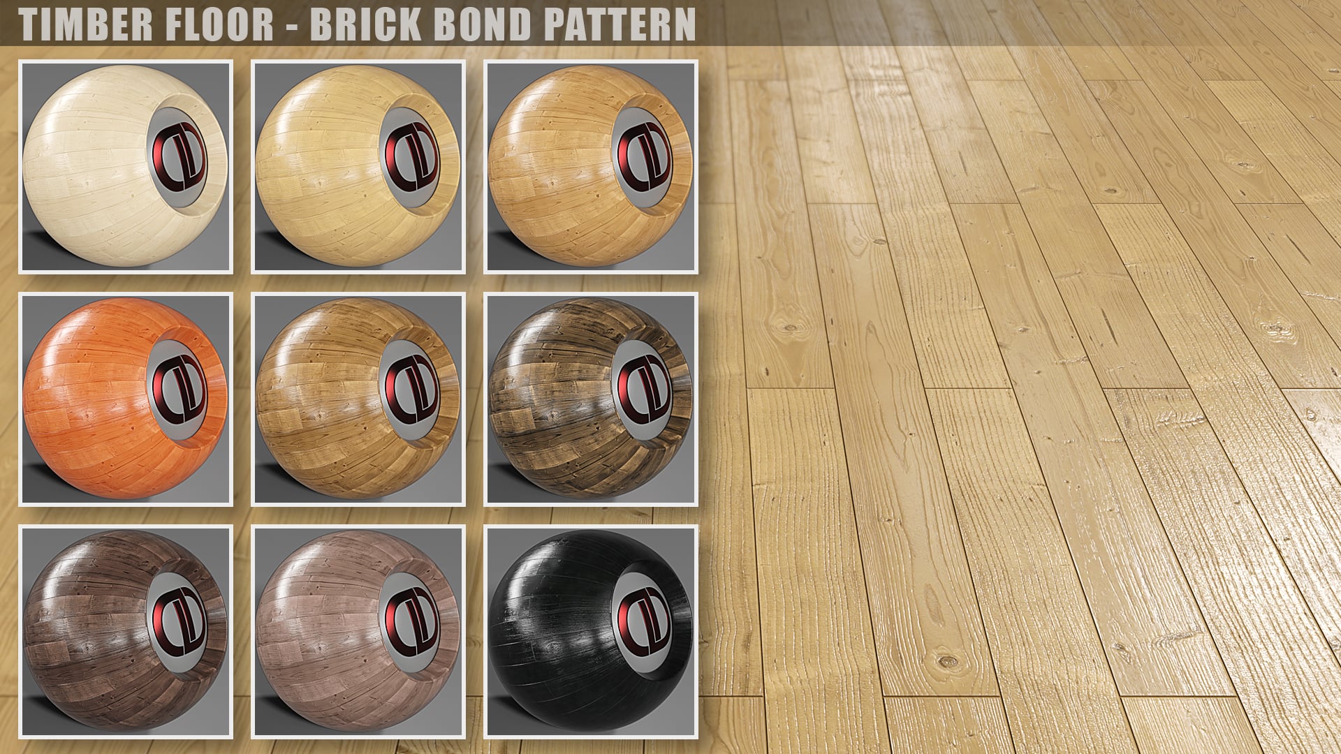 DD Timber Floor Shaders for Iray | Daz 3D