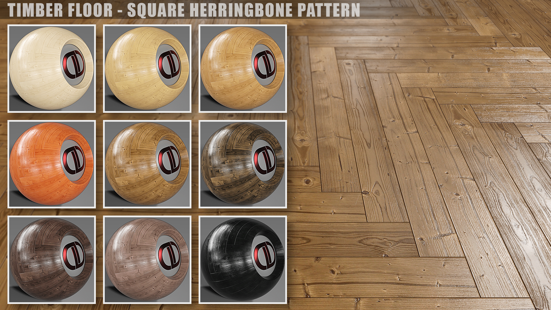 DD Timber Floor Shaders for Iray | Daz 3D
