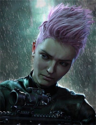 FE Punk Hair Vol 2 for Genesis 8 and 8.1 | Daz 3D