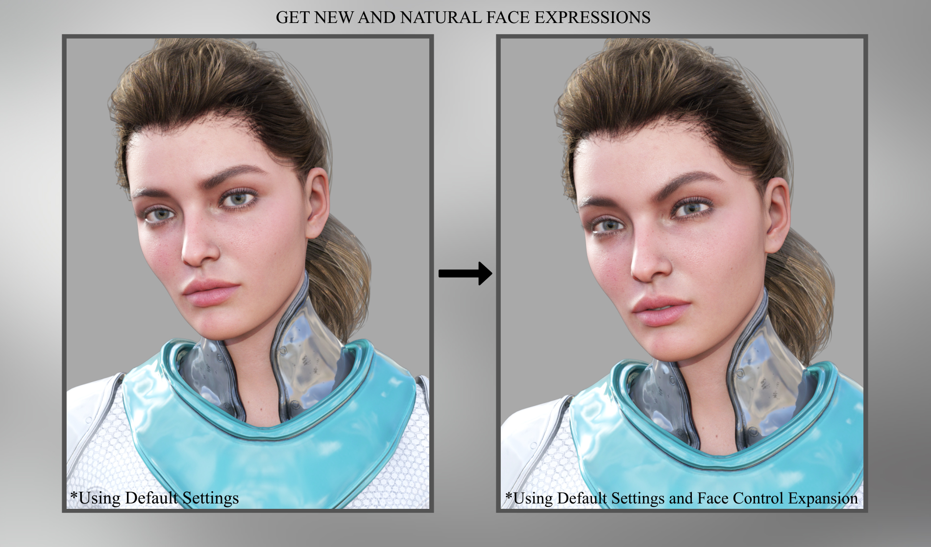 Face Control Expansion for Genesis 8.1 Female | Daz 3D