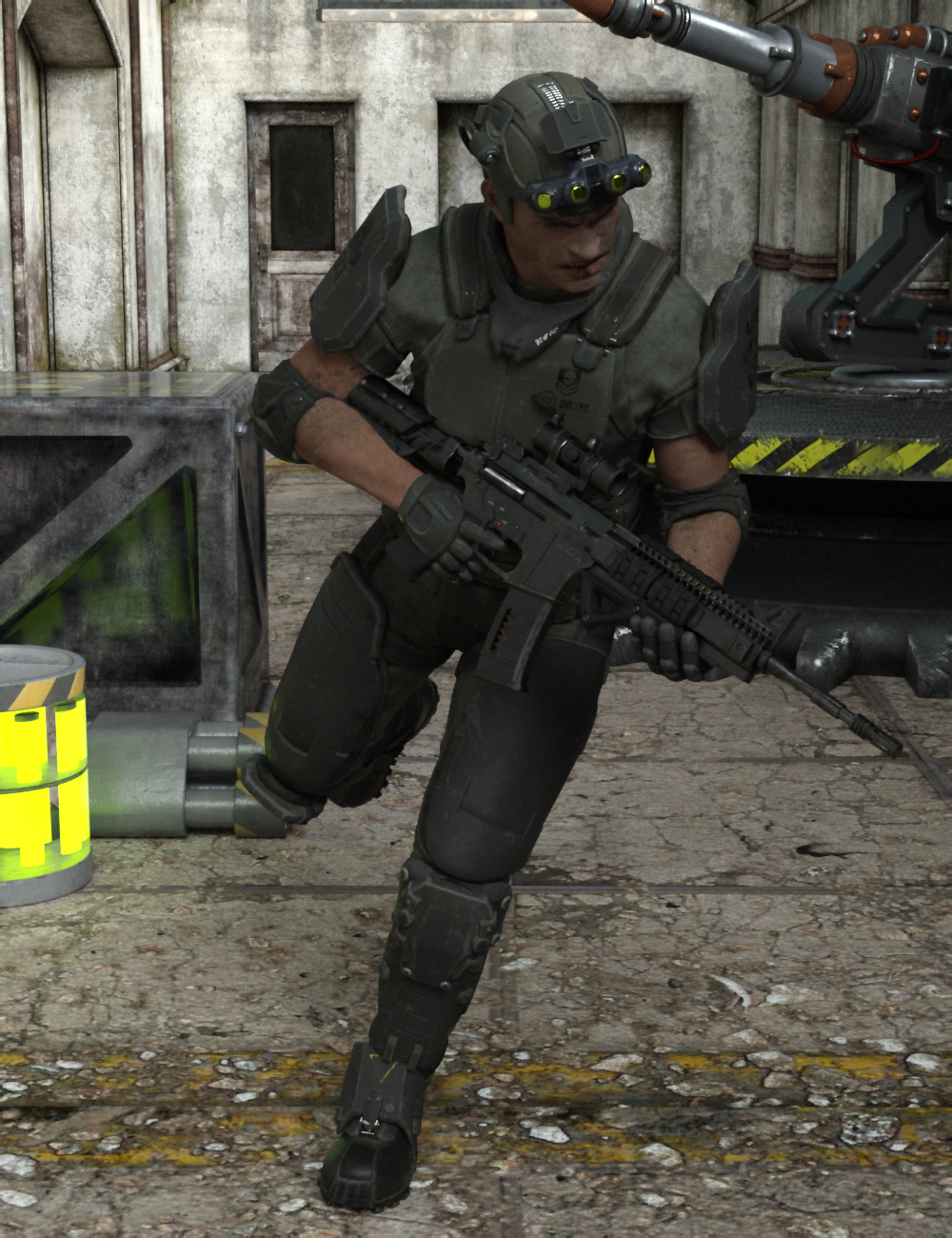 From the Barracks Bundle | Daz 3D