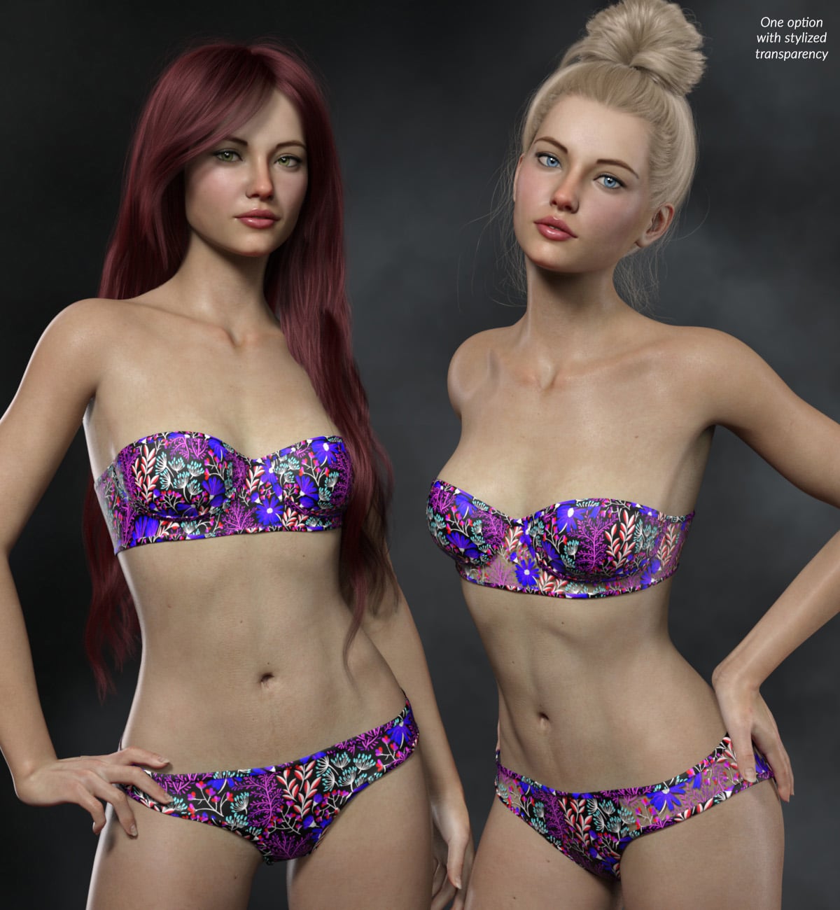 Ciel Character and Bikini Bundle | Daz 3D