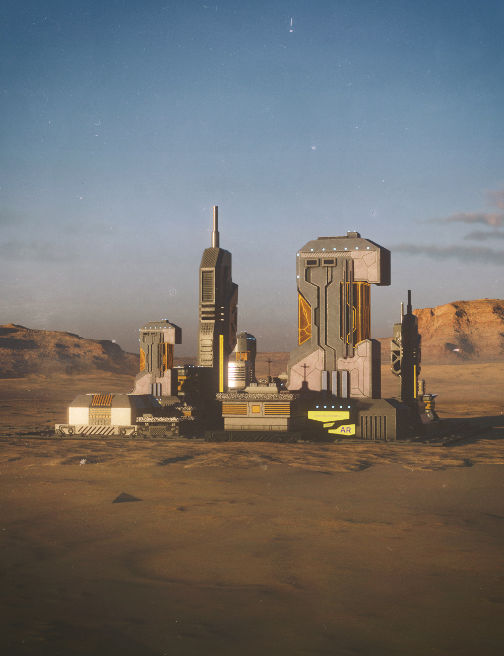 X-BIT Future Space Building | Daz 3D