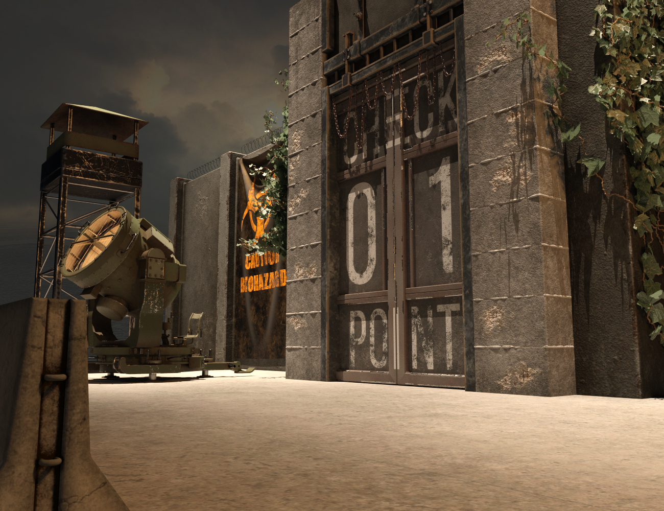 Compound Gate | Daz 3D