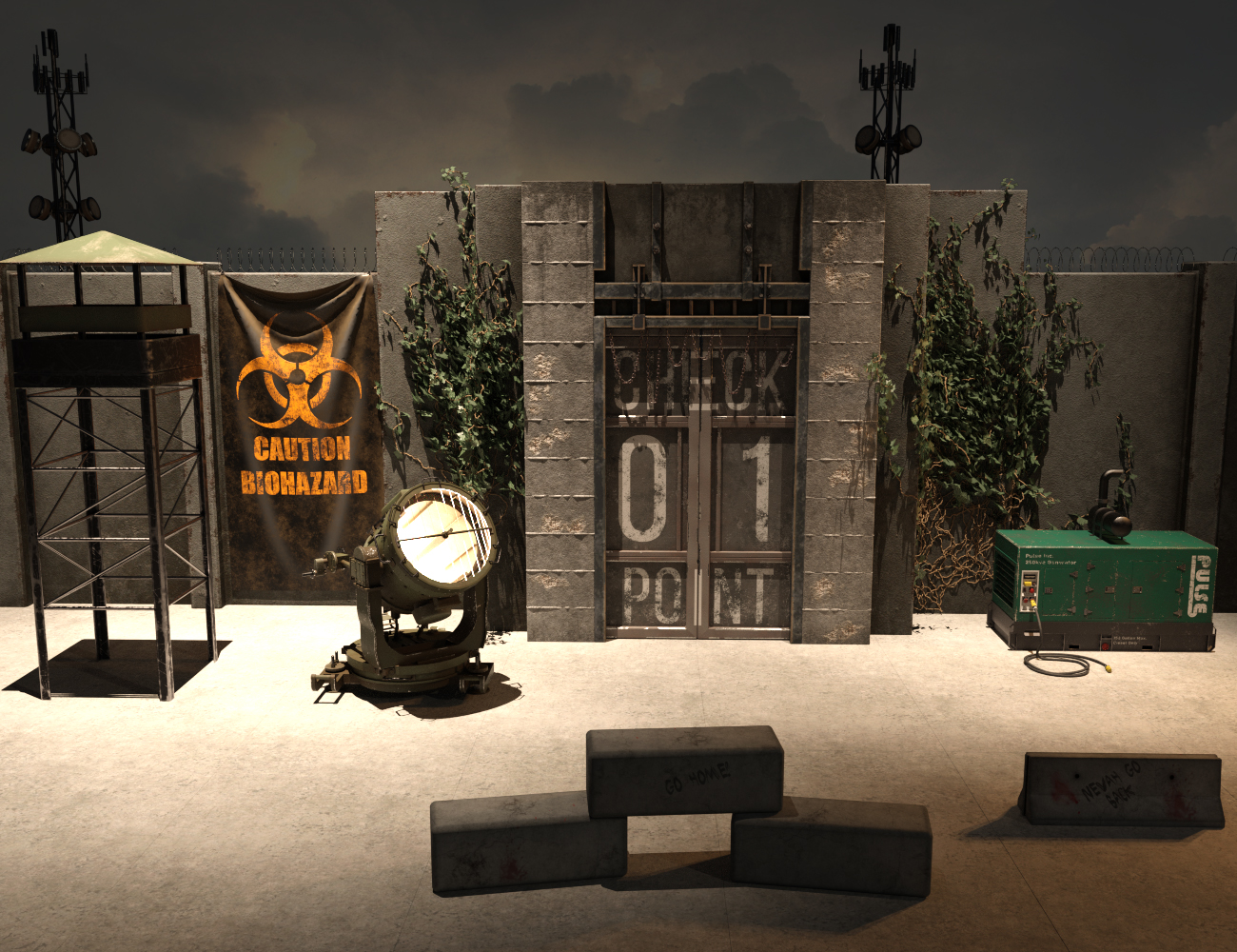 Compound Gate | Daz 3D