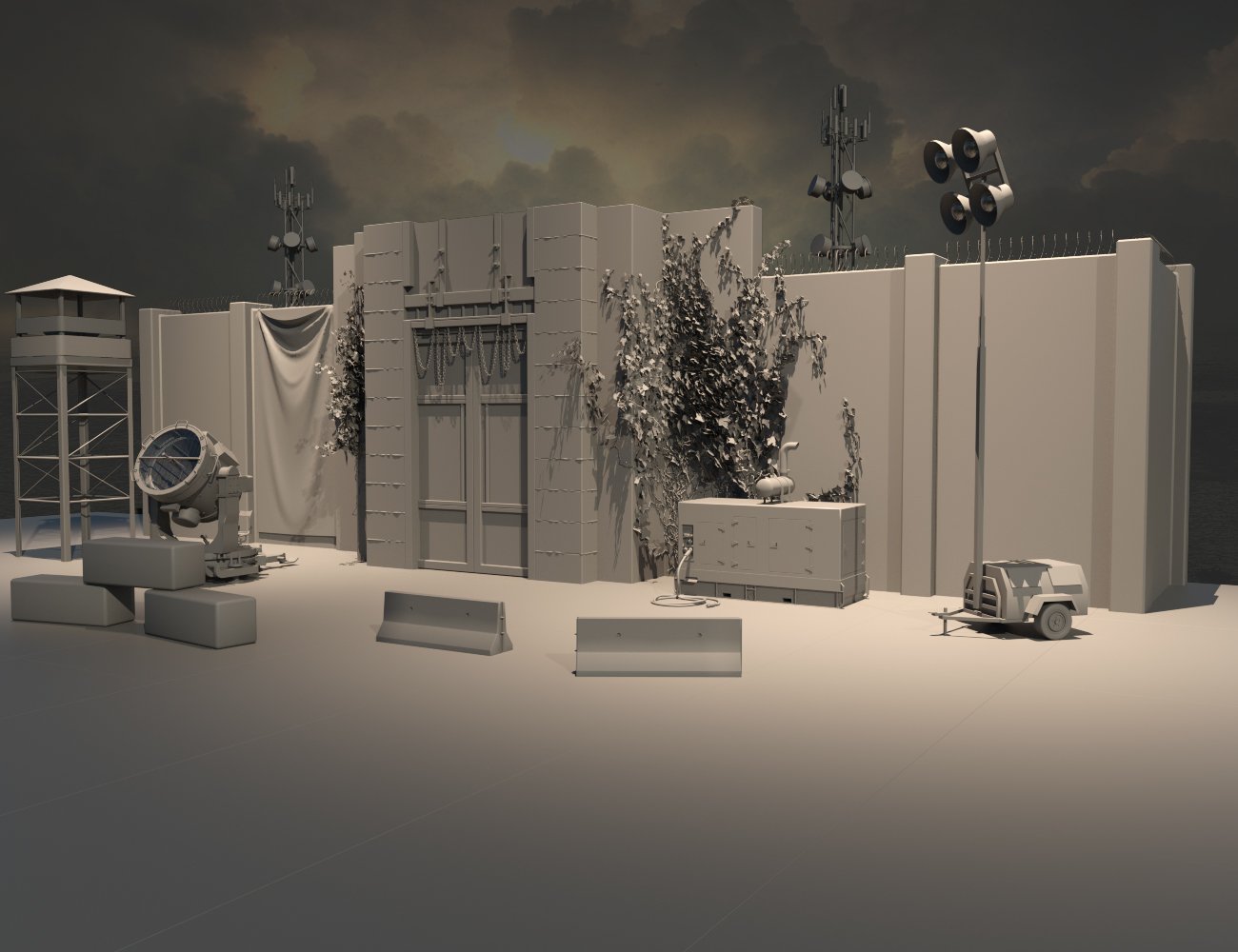 Compound Gate | Daz 3D