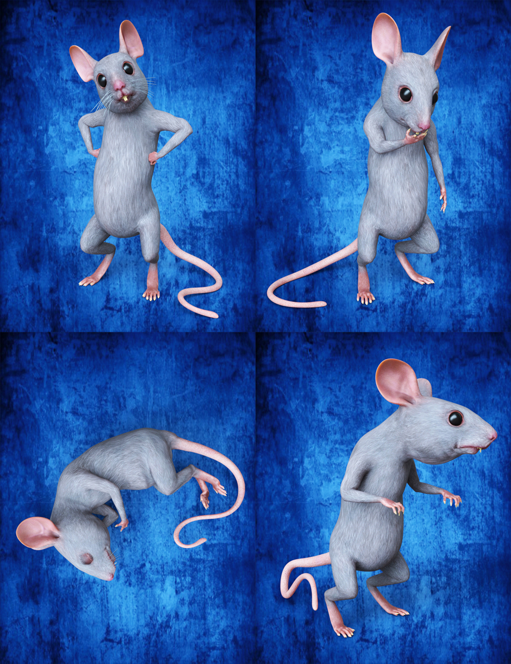 A Friendly Mouse Poses for Genesis 8 Male | Daz 3D