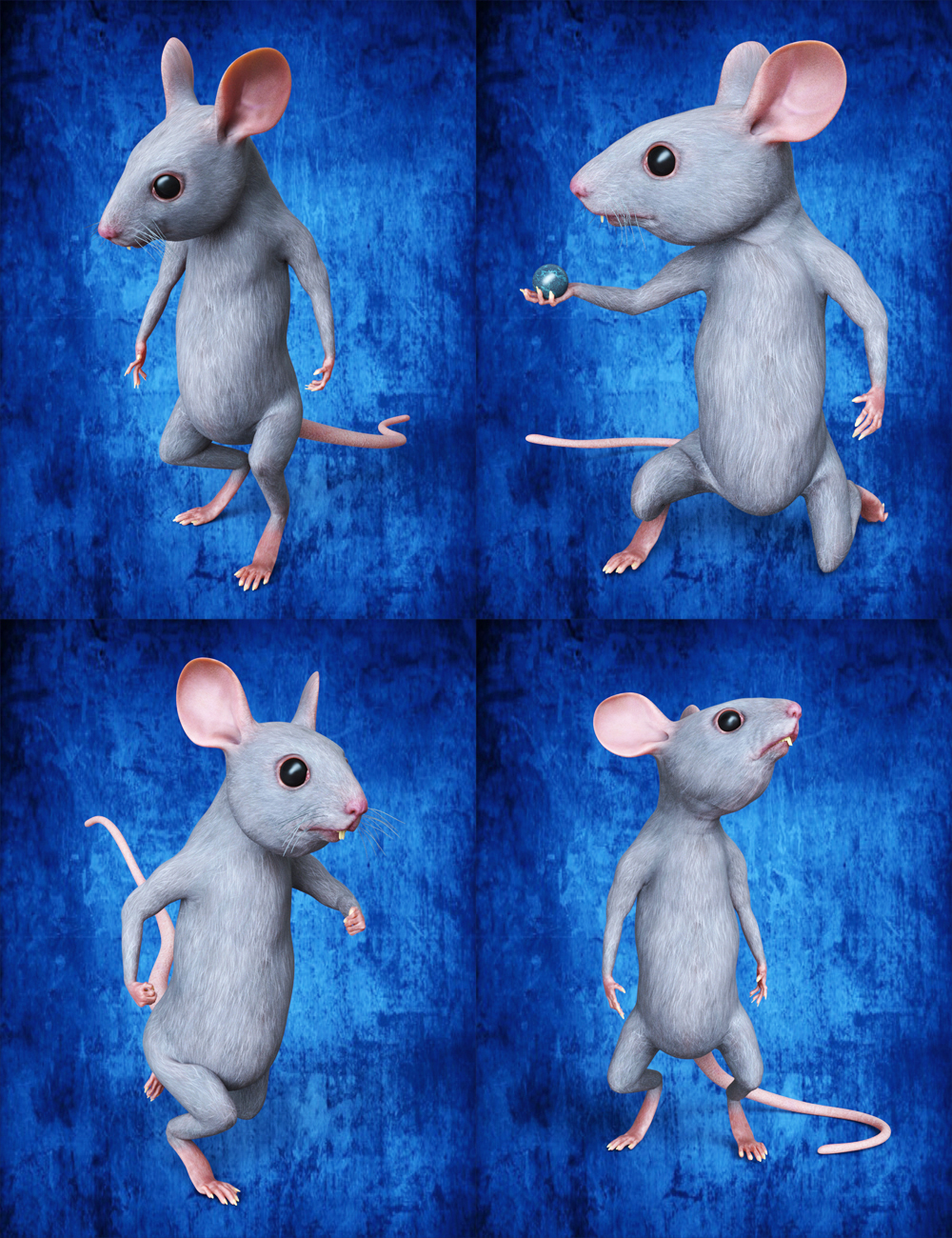 A Friendly Mouse Poses for Genesis 8 Male | Daz 3D