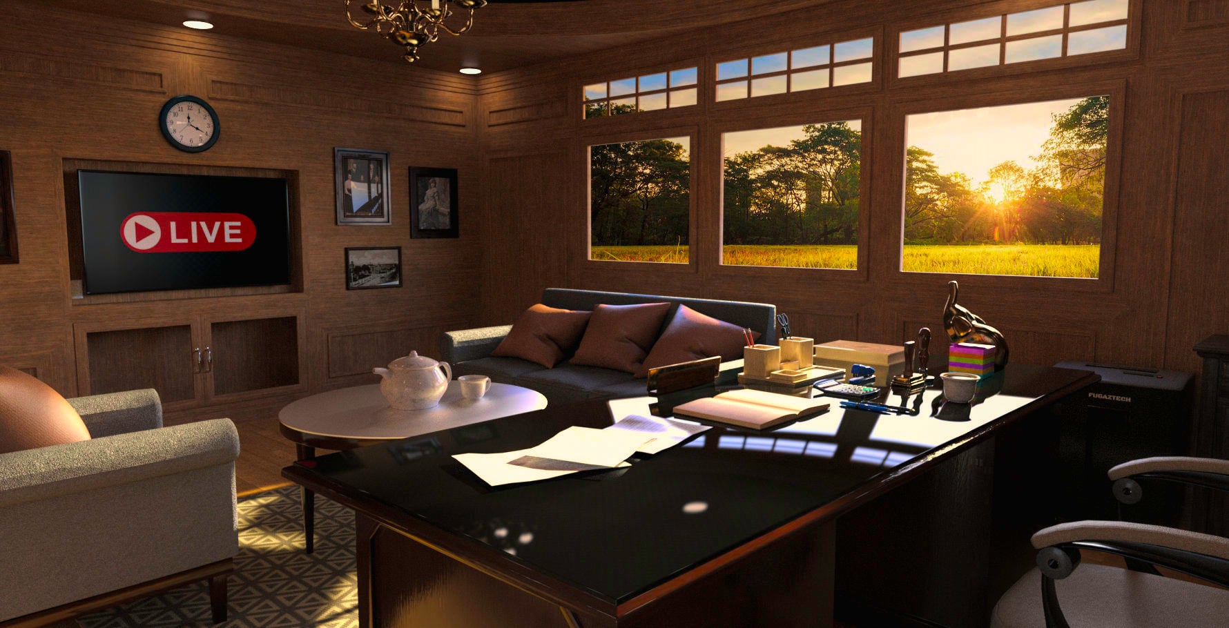 FG Modern Dean's Office | Daz 3D