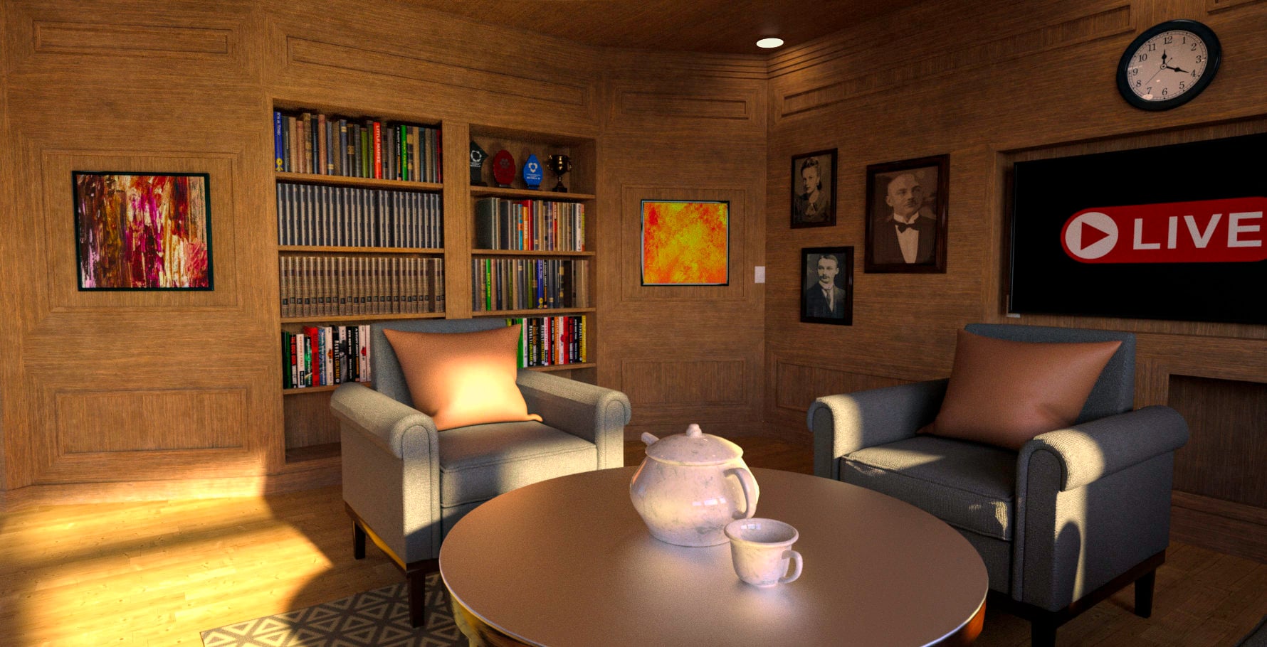 FG Modern Dean's Office | Daz 3D