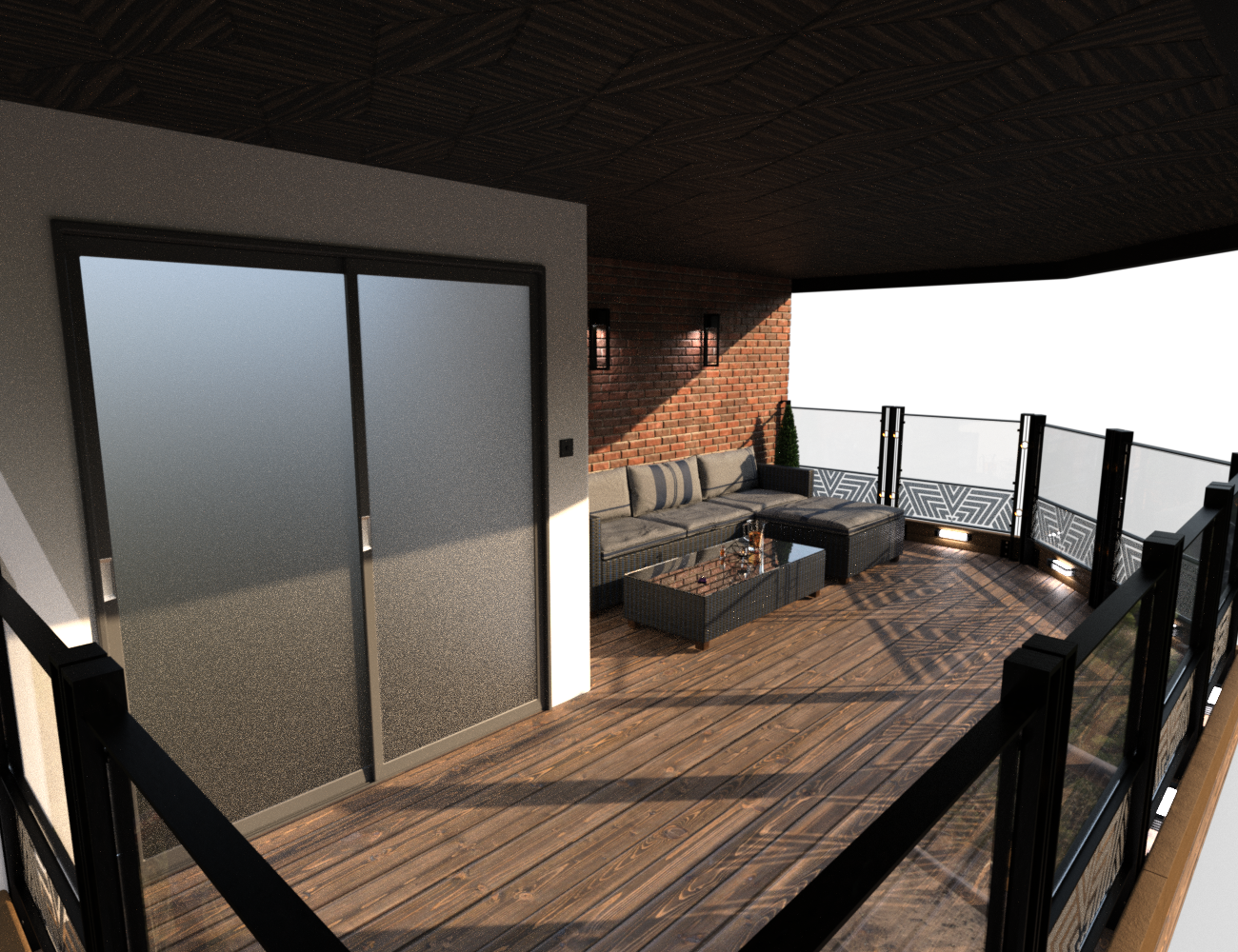 Luxury Hotel Balcony | Daz 3D