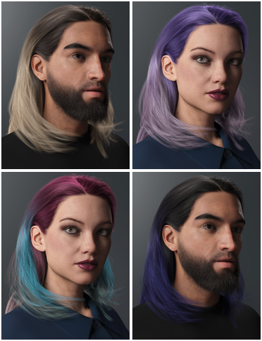 2021-12 Hair Texture Expansion | Daz 3D