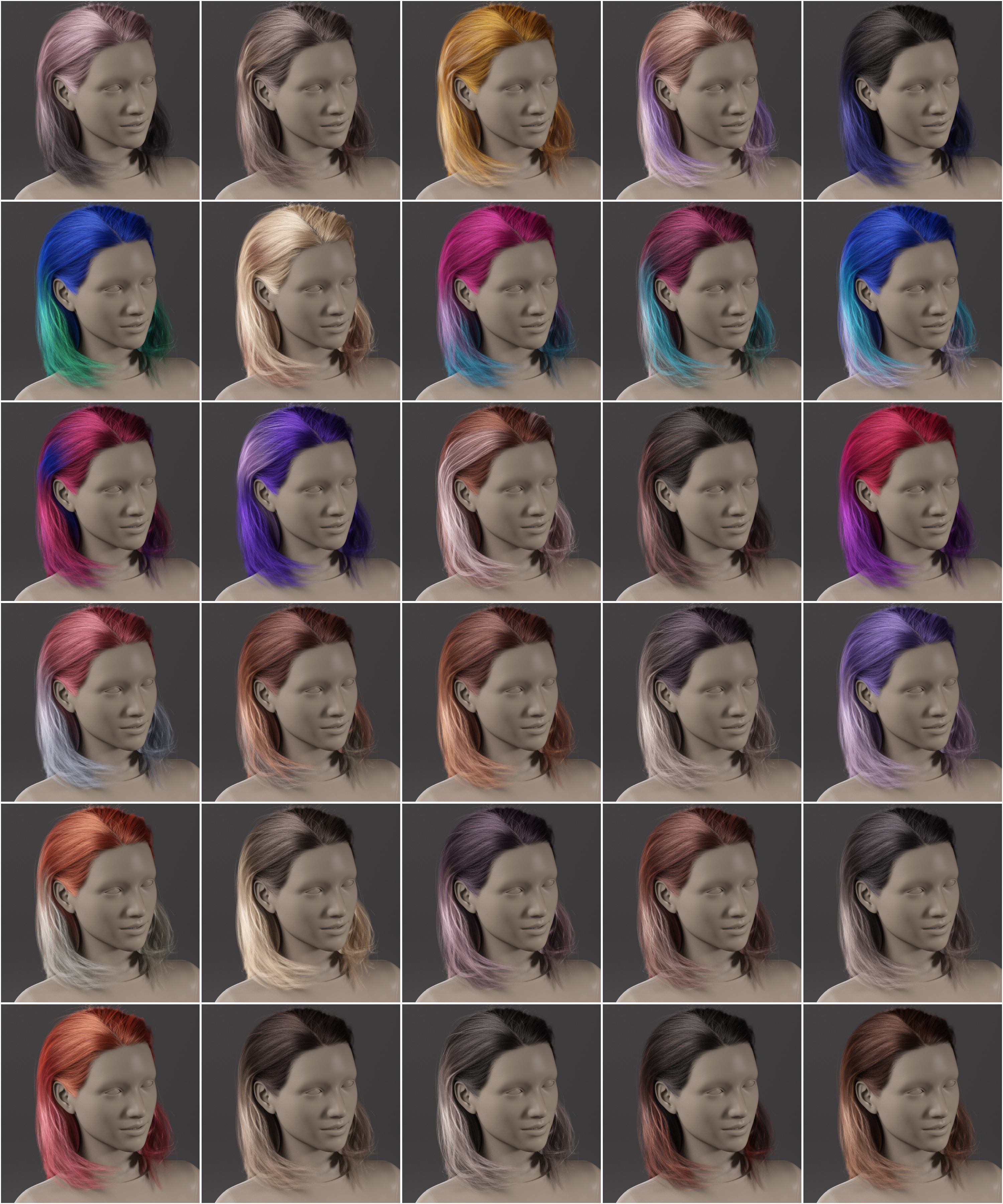 2021-12 Hair Texture Expansion | Daz 3D