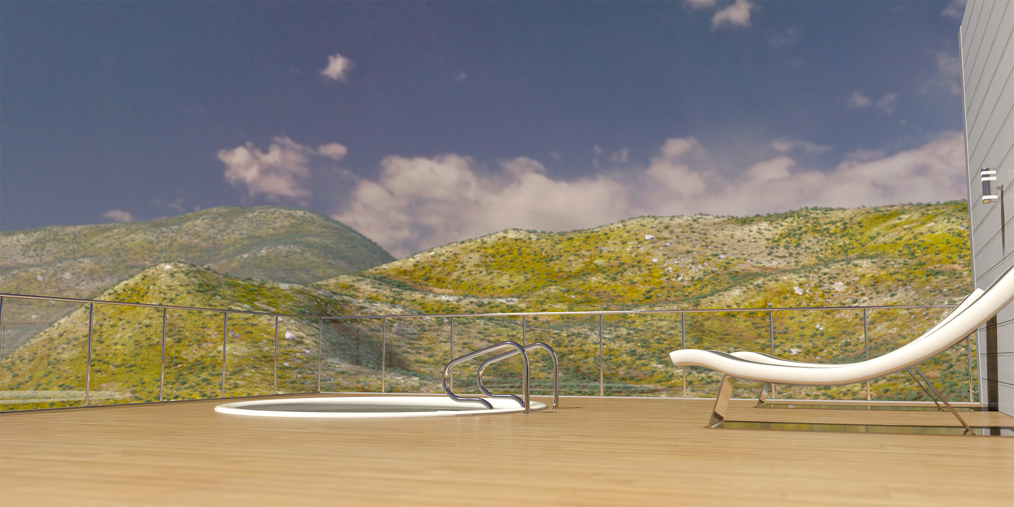 Osoview Arid Scrub and Pine Ridge Backdrops | Daz 3D