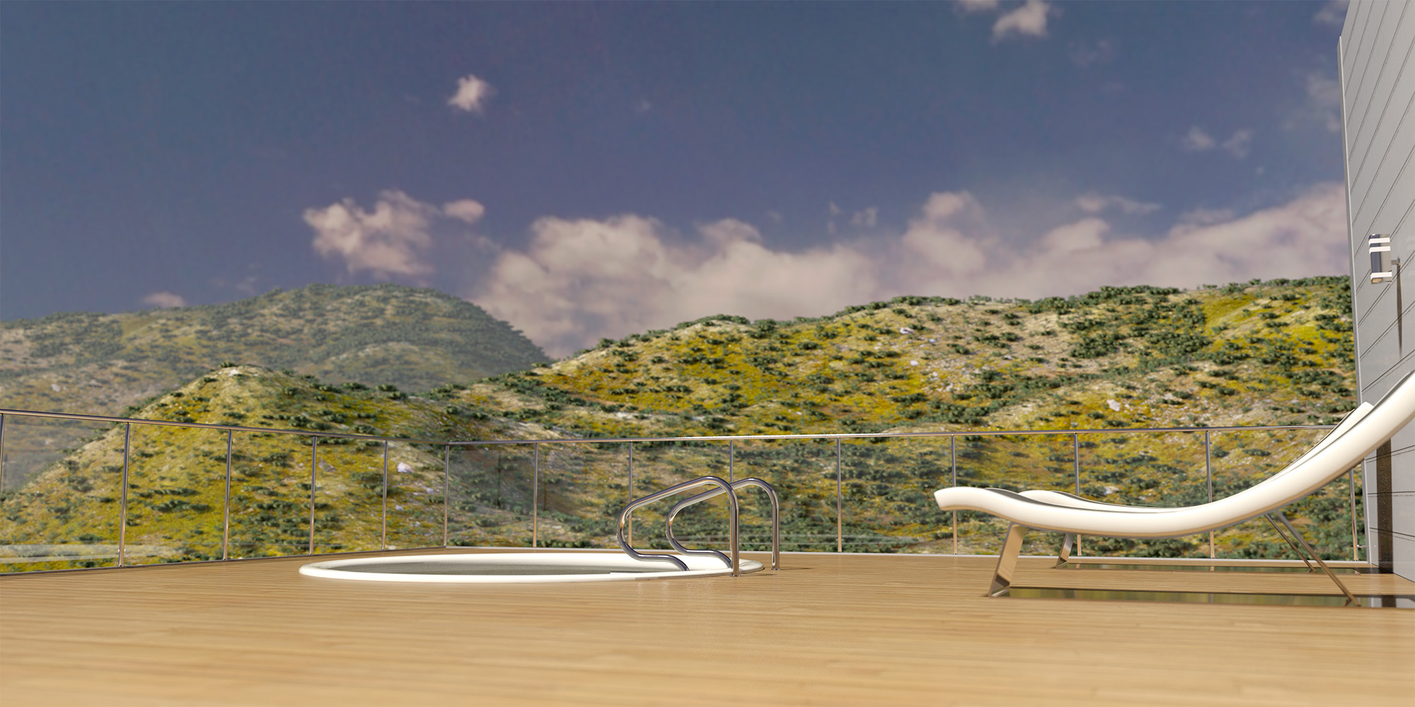 Osoview Arid Scrub and Pine Ridge Backdrops | Daz 3D