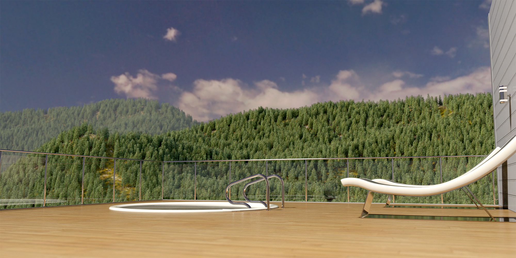Osoview Arid Scrub and Pine Ridge Backdrops | Daz 3D