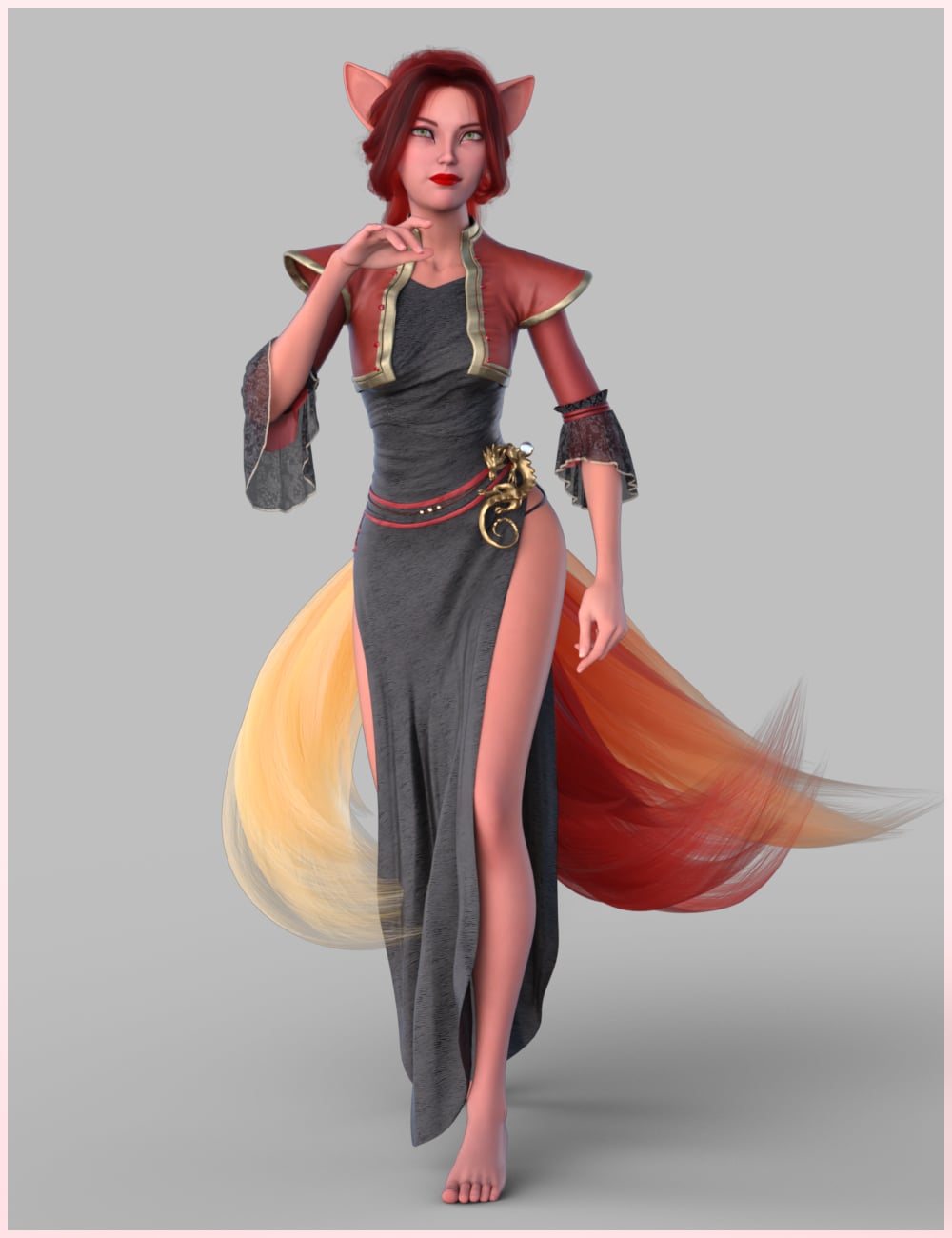 Kitsune Pose Bundle for Genesis 8.1 | Daz 3D