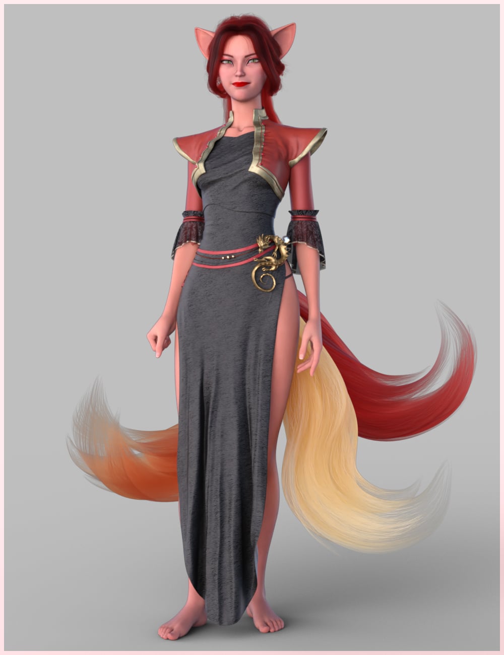Kitsune Pose Bundle for Genesis 8.1 | Daz 3D