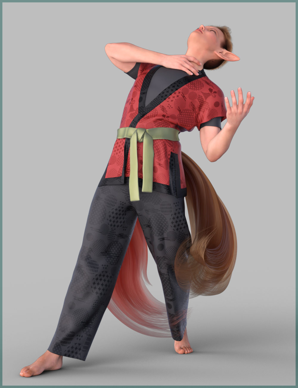 Kitsune Pose Bundle for Genesis 8.1 | Daz 3D