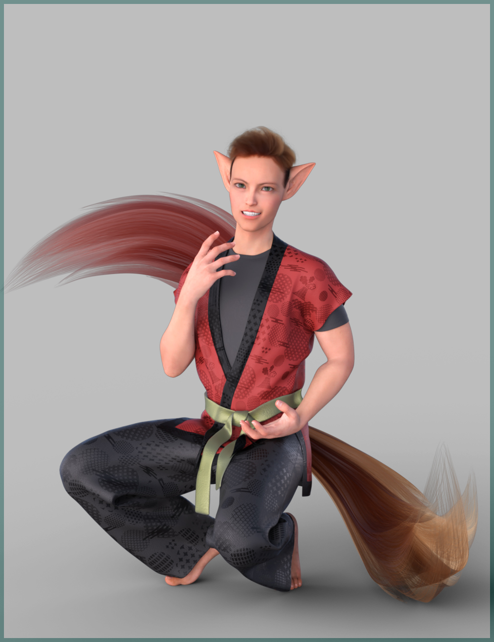 Kitsune Pose Bundle for Genesis 8.1 | Daz 3D