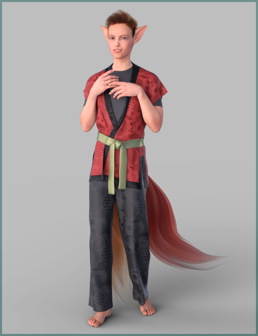 Kitsune Pose Bundle for Genesis 8.1 | Daz 3D